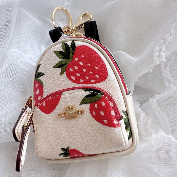 Coach | Accessories | Coach Mini Court Backpack Bag Charm With Wild ...